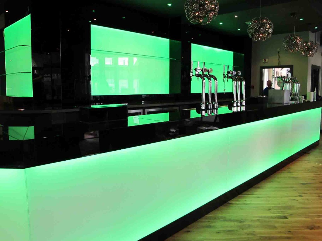 Bar green glass - Glass360 - Specialist and Bespoke Glass